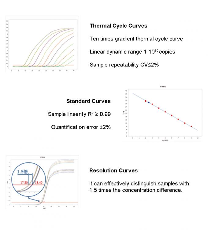 Wayeal Clinical Medical Pcr Analyser สำหรับการทดสอบกรดนิวคลีอิก